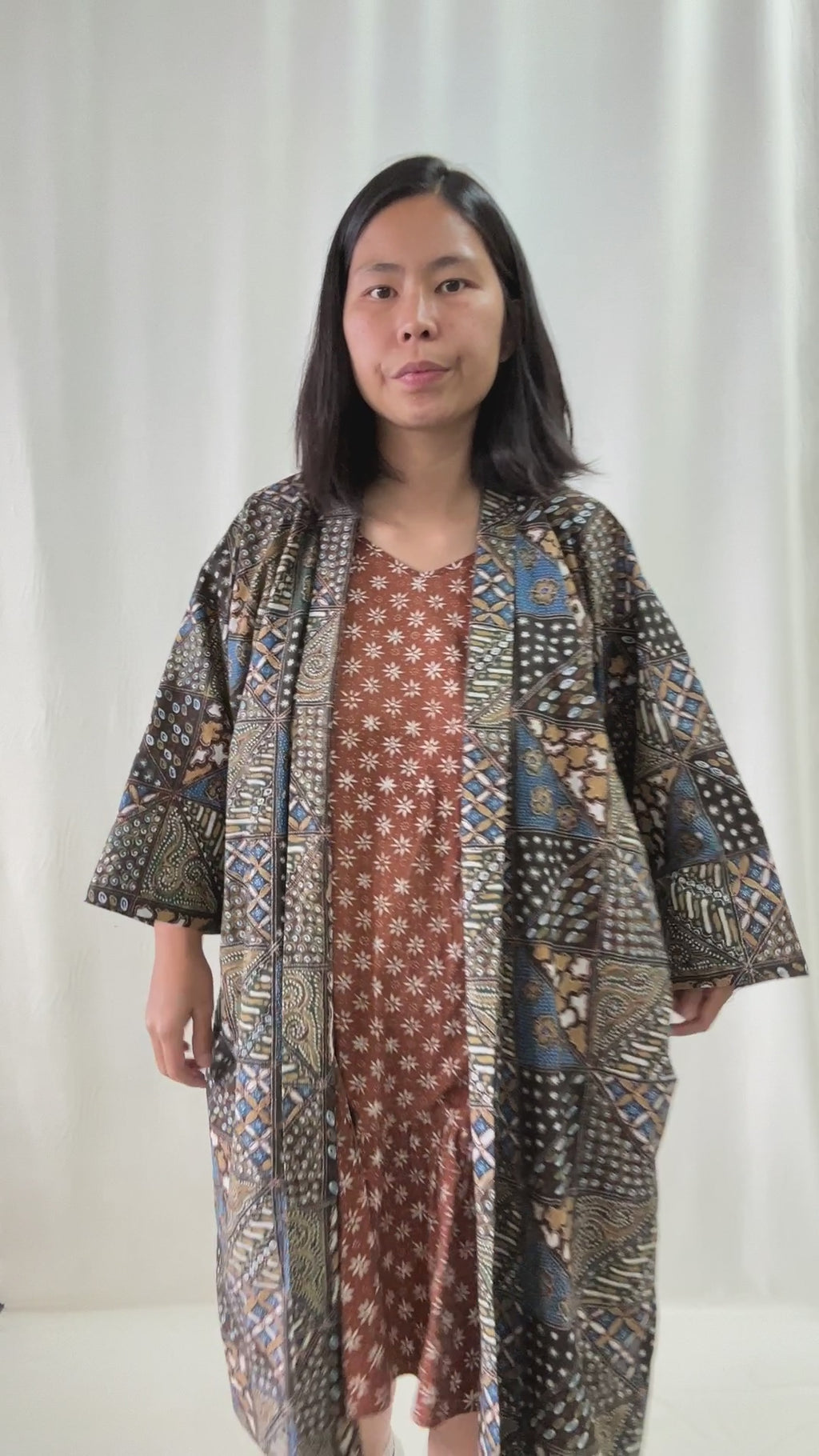 Haori : Batik Robe - batik tulis - Tambal – The Batik Library ...