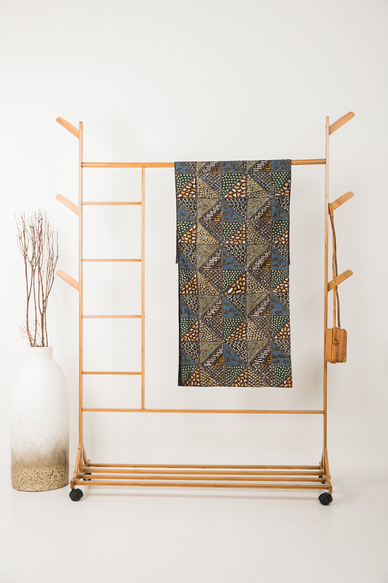 Long Table Runner | Batik Tambal | naturally dyed home decor – The ...