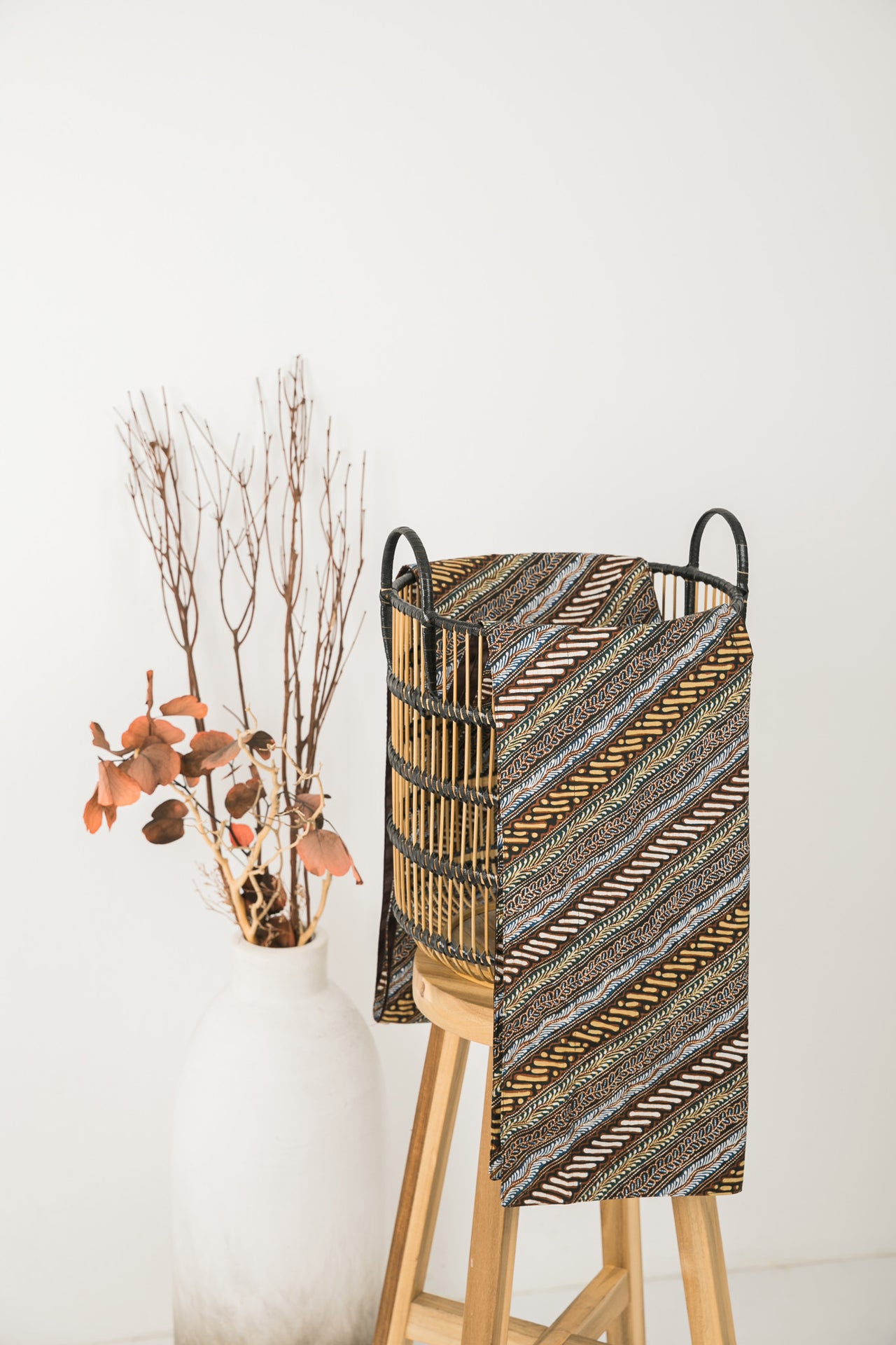 Long Table Runner | Batik Udan Liris | naturally dyed home decor – The ...