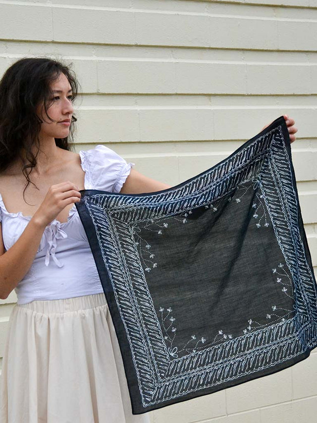 Double Parang | Batik Bandana Handkerchief Scarves – The Batik Library ...