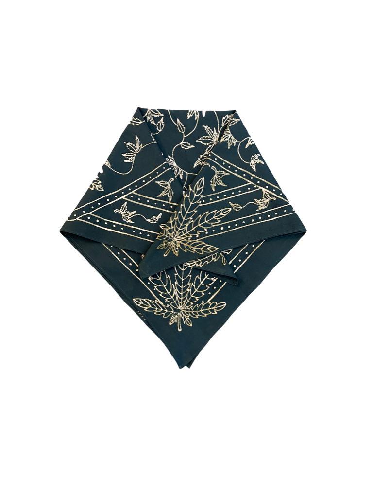 The Batik Library | Garden: Cannabis Leaf Bandana – The Batik Library ...